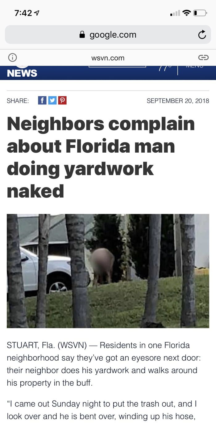 Florida man September 20th - 9GAG