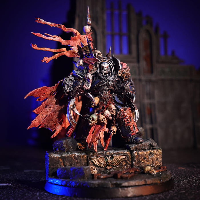 Abaddon number 3 done, just the Alpha Legion left to kitbash! - 9GAG