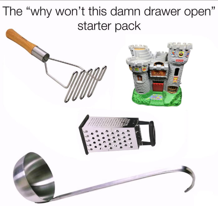 It’s always either the potato masher or the ladle - 9GAG