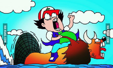 Pokemon Tauros Surf