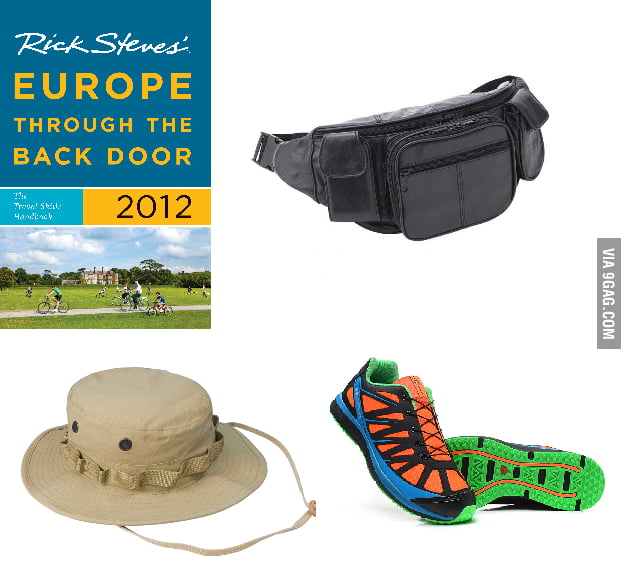 American tourist starter pack - 9GAG