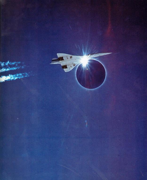 During the June 30, 1973 solar eclipse, a specially modified Concorde ...