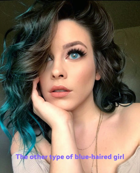 Best Funny blue hair Memes - 9GAG