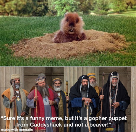 Caddyshack Gopher Meme