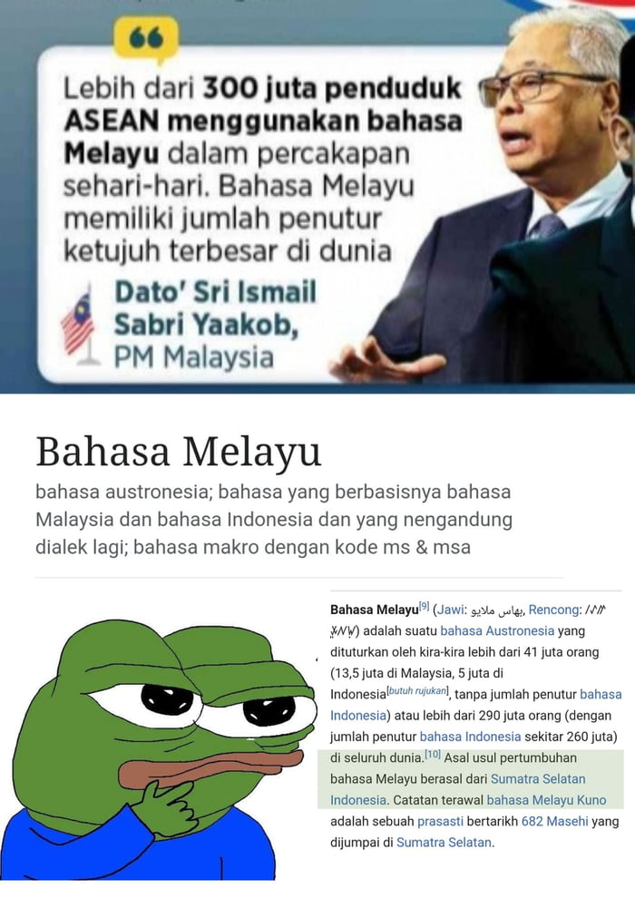 Bahasa Melayu adalah bahasa perpaduan ASEAN. Bahasa kuno yang dikreditkan menjadi asas bahasa ...