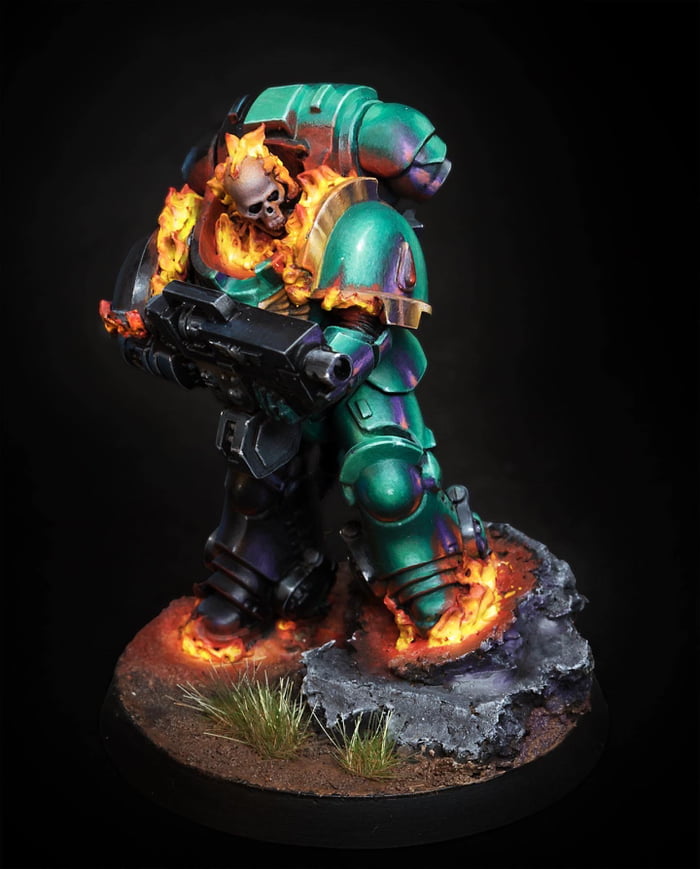 Legio Damnatorum Luna Wraith heavy intercessor based on an Inceptor ...