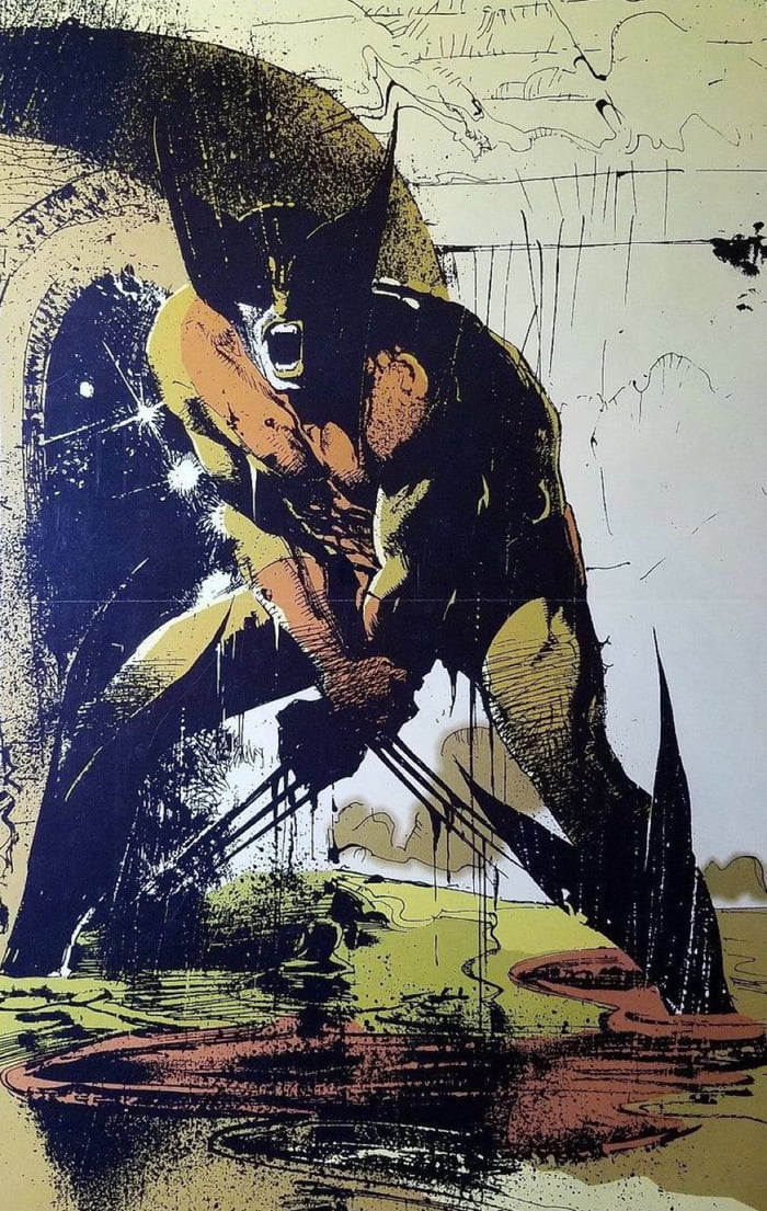 Wolverine by Bill Sienkiewicz - 9GAG