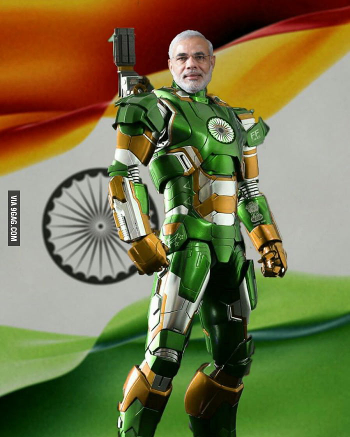 IN response to turkish iron man ... I present you INDIAN IRONMAN - 9GAG