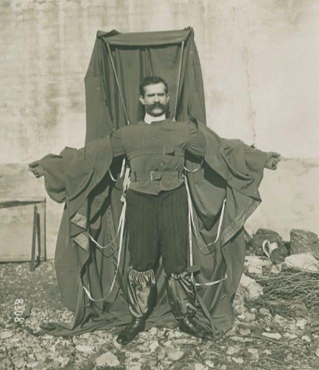 The inventor of the pre-modern wingsuit, Franz “the Flying Tailor ...