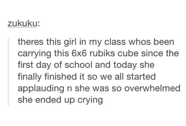 WHolesome Rubiks cube solving - 9GAG