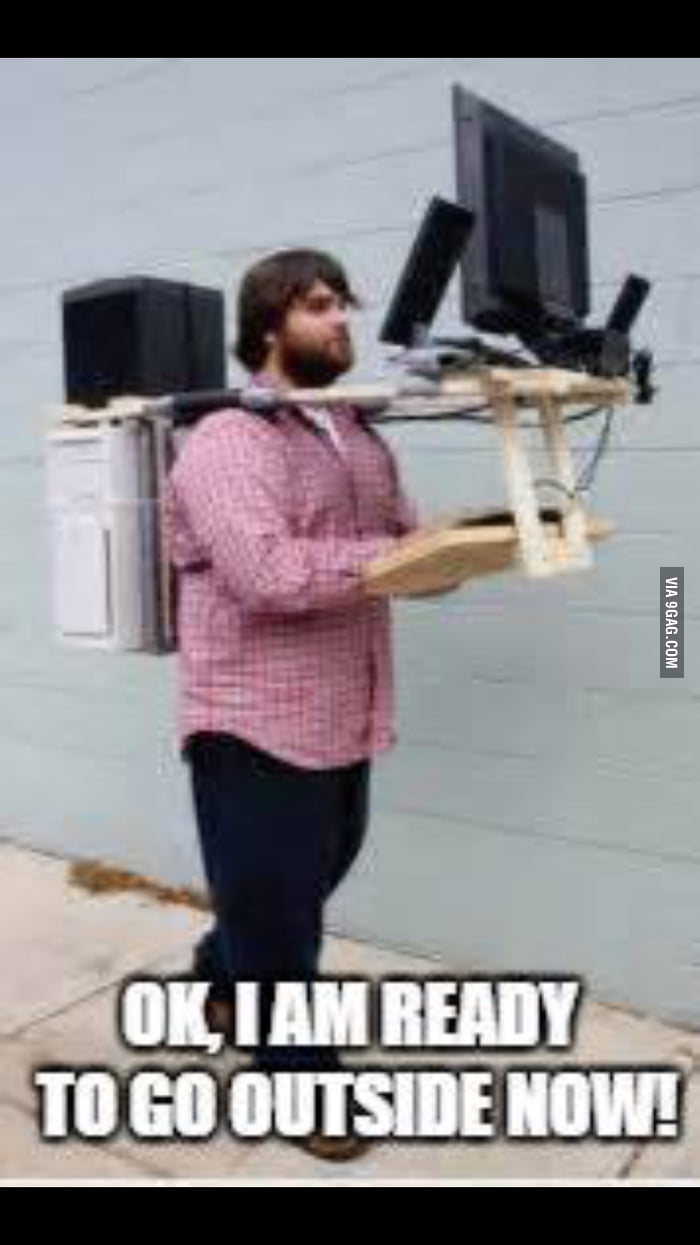 When your mom tells you to go outside - 9GAG