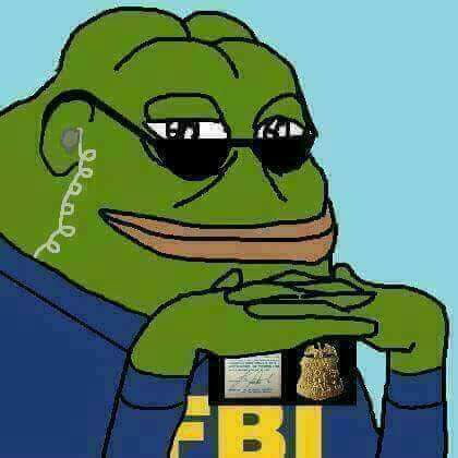 FBI pepe is going to confiscated your rare pepes - 9GAG