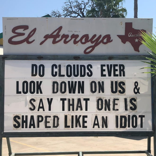 This Restaurant In Austin Earned Some Fames For Funny Signs - 9GAG
