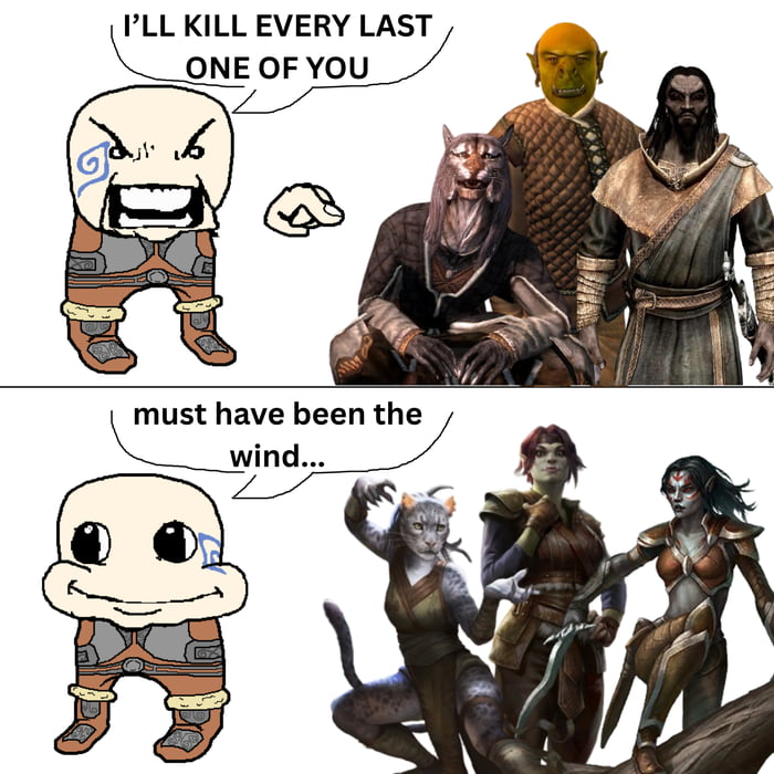 Never ask a stormcloak the race of his wife - 9GAG