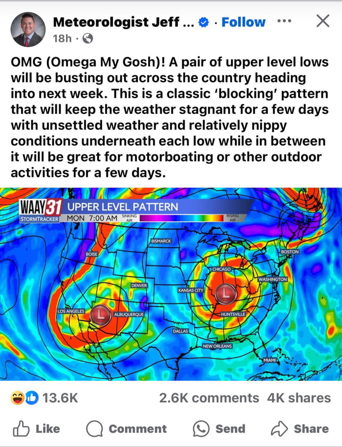 Meteorologist Jeff always making jokes - 9GAG