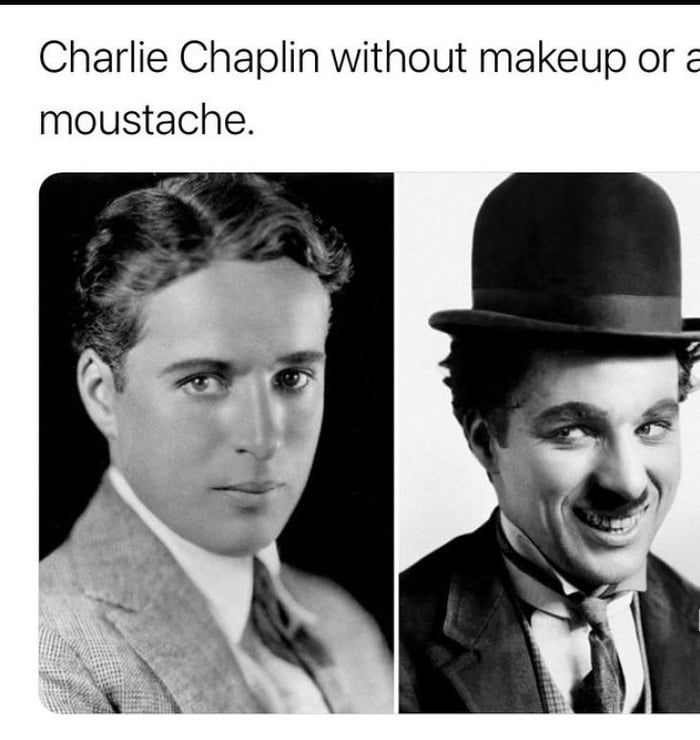 Charlie Chaplin without Makeup or a Moustache - 9GAG