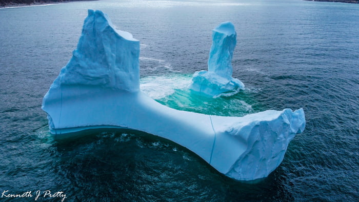 A Massive Penis-Shaped Iceberg Was Spotted In Canada - 9GAG
