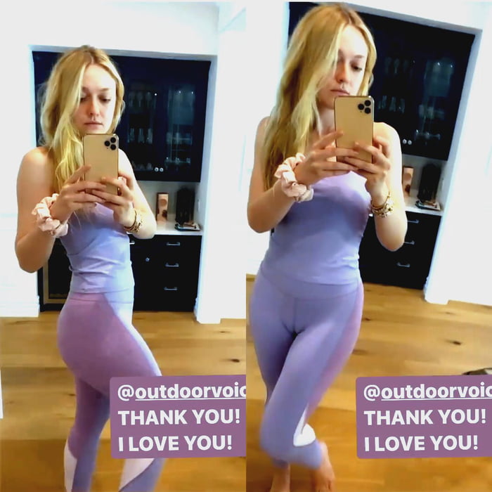 Dakota Fanning camel toe (IG story) - 9GAG