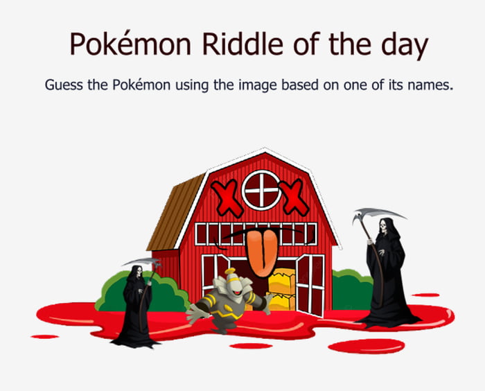 Pokémon Riddle of the day (I'll answer in comments after a bit of time ...