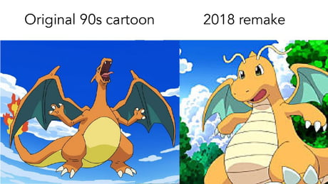 Meme De Charizard Contra Dragonite