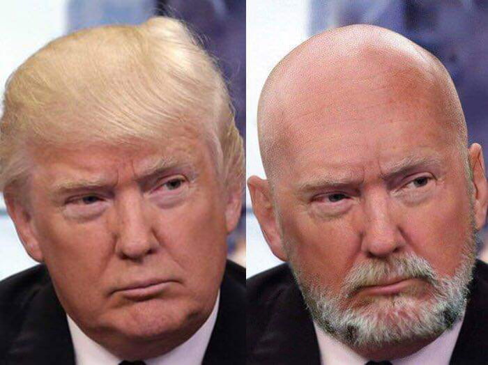 Trump with a beard - 9GAG