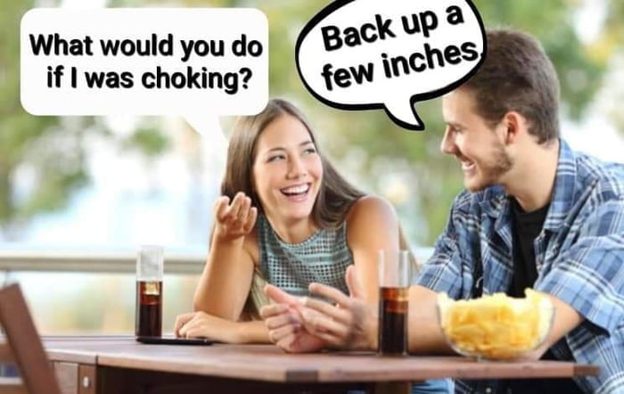 Great tip for saving the life of a choking woman - 9GAG