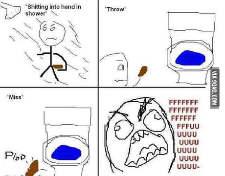 Best Funny poop throwing guy Memes - 9GAG