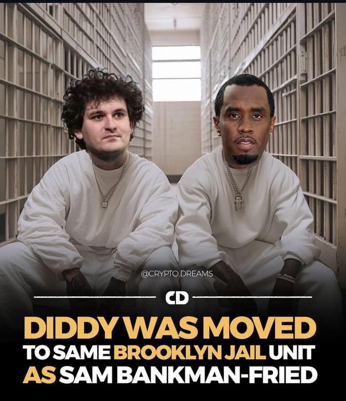 Diddy and SBF having oil party in Prison - 9GAG