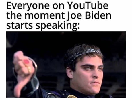 Gladiator Thumbs Down Meme