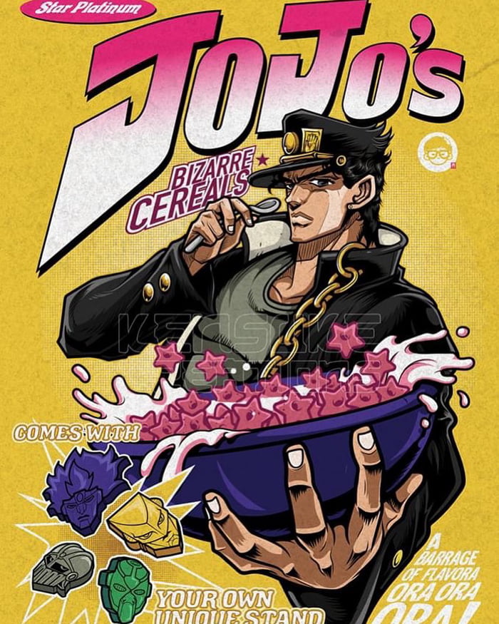 Artist Creates Detailed Anime-Themed Cereal Boxes - 9GAG