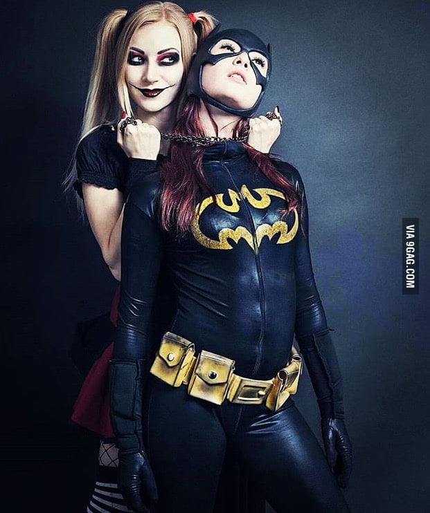Harley Quinn and Batgirl - 9GAG