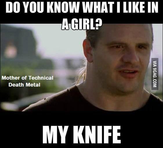 Some words of wisdom from George 'corpsegrinder fisher - 9GAG