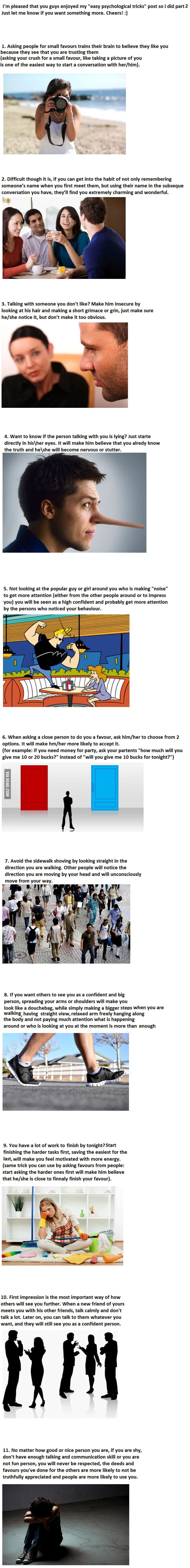 Another 11 psychological tricks you can use for your advantage, if you ...