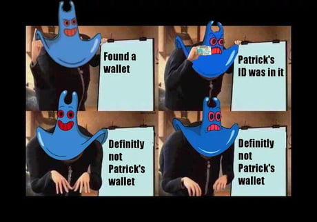 Man Ray Spongebob Wallet