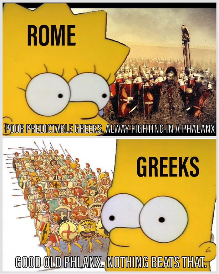 Germanic tribes: poor Rome. Always with the traditional warfare in the ...