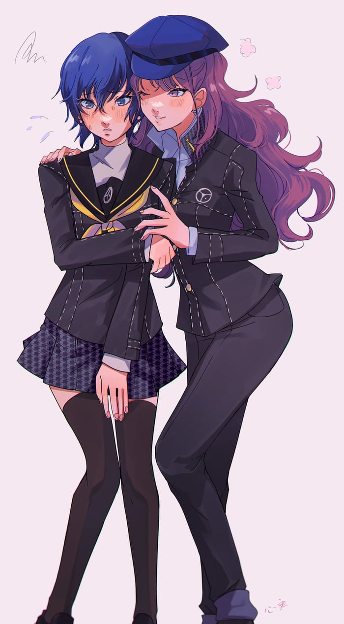 Posting Persona pics daily. Day 1975: P4 Naoto and Rise - 9GAG Posting Persona pics daily. Day 1975: P4 Naoto and Rise - 9GAG