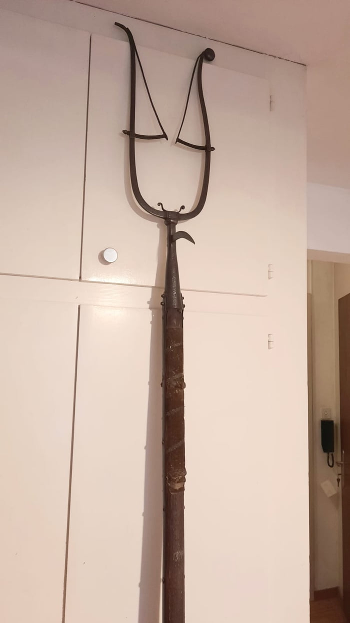 I'm a stick collector. This one was used to catch people, 350 years ago ...