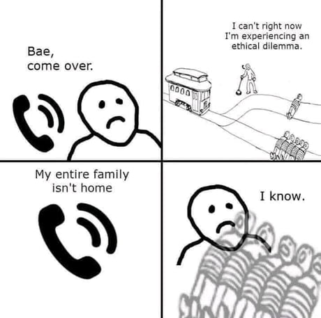 Best Funny trolley problem Memes - 9GAG