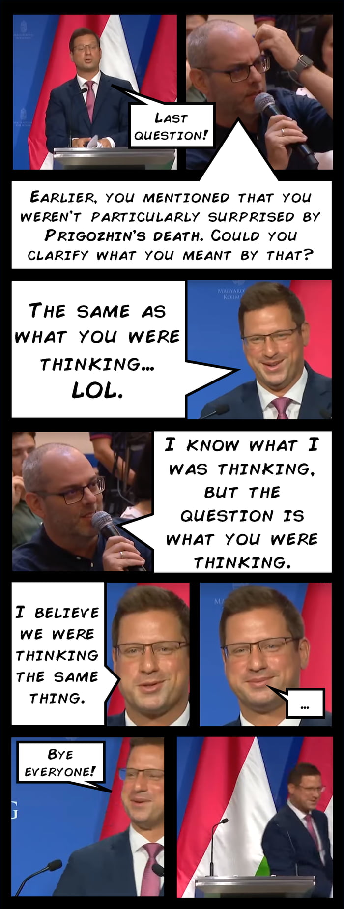 Hungarian Government's press conference, hosted by the Minister of the ...