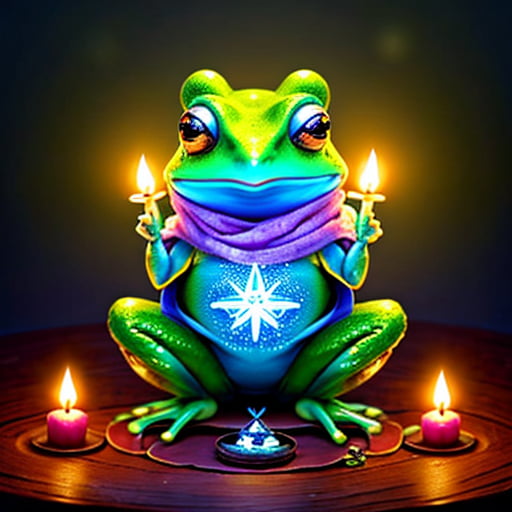 Ranaramatus the most magical frog preparing the ritual of "It is ...
