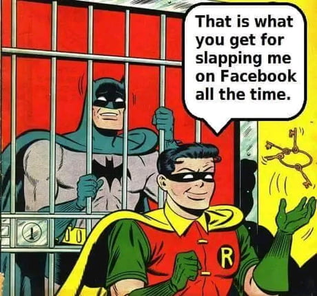 Batman And Robin Comic Slap