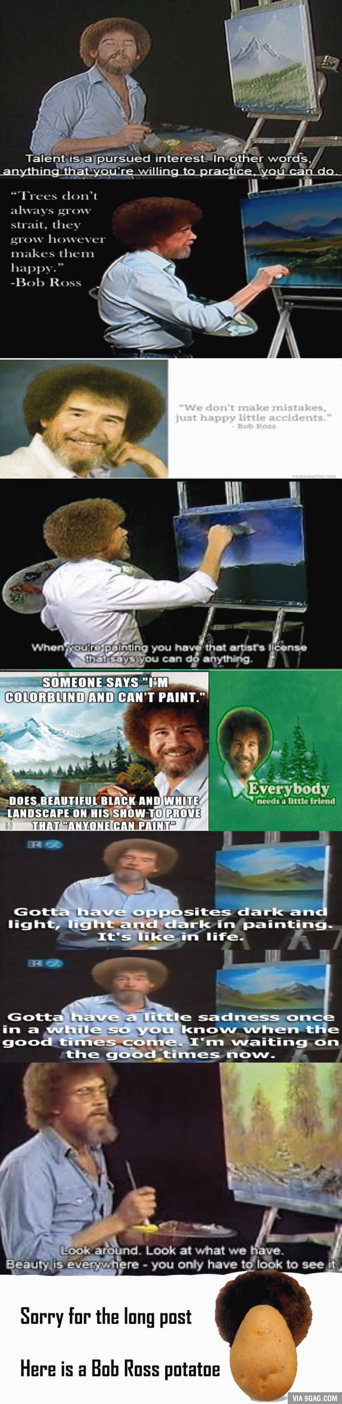 Bob Ross - 9GAG