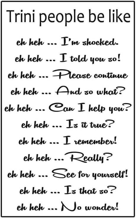 Trinidadian Memes