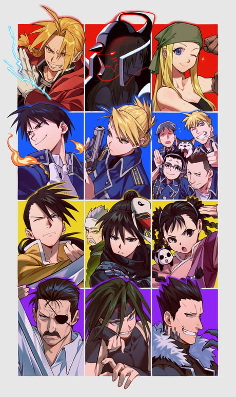 Fullmetal Alchemist Characters Wallpaper