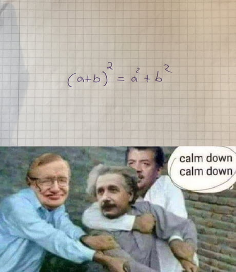 Calm Down Meme Funny Inferior Meme Page Maths #calmdown #math