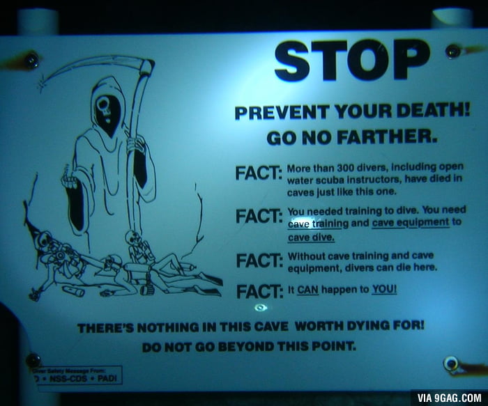 That underwater sign - 9GAG