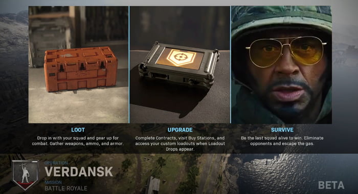 Petition to make this the new loading screen in COD:Warzone. - 9GAG