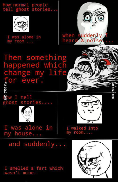 Rage Comics Scary People Tetaplah Di Jalan Setan😋 Meme Ini Dari