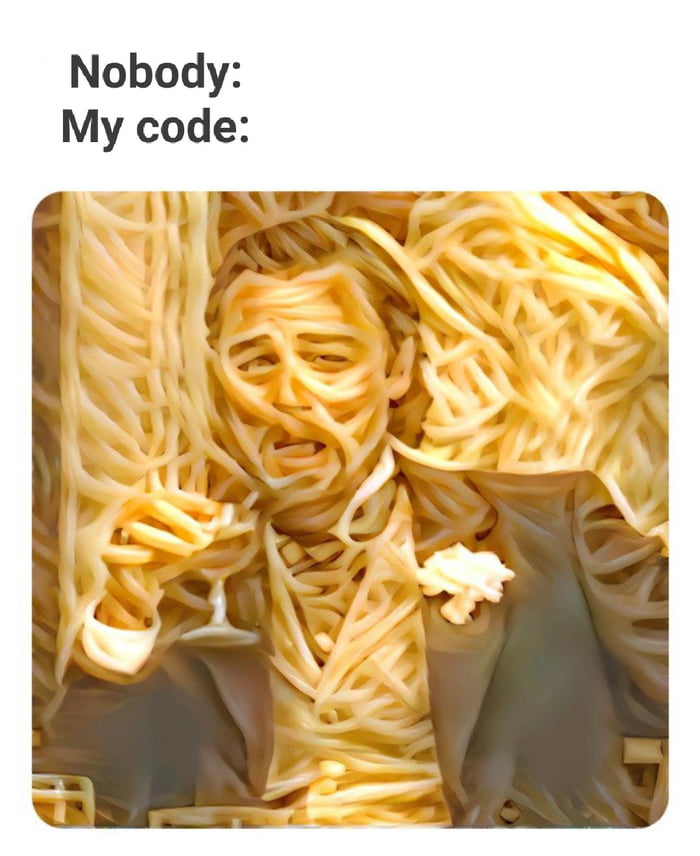 Spaghetti code - 9GAG