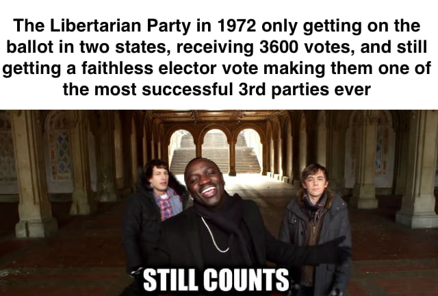 Posting a meme about every major 3rd-party candidate for President, day ...